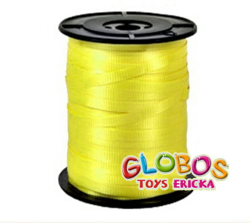 Rollo de listón Curlin Amarillo Colors Globos Toys Ericka