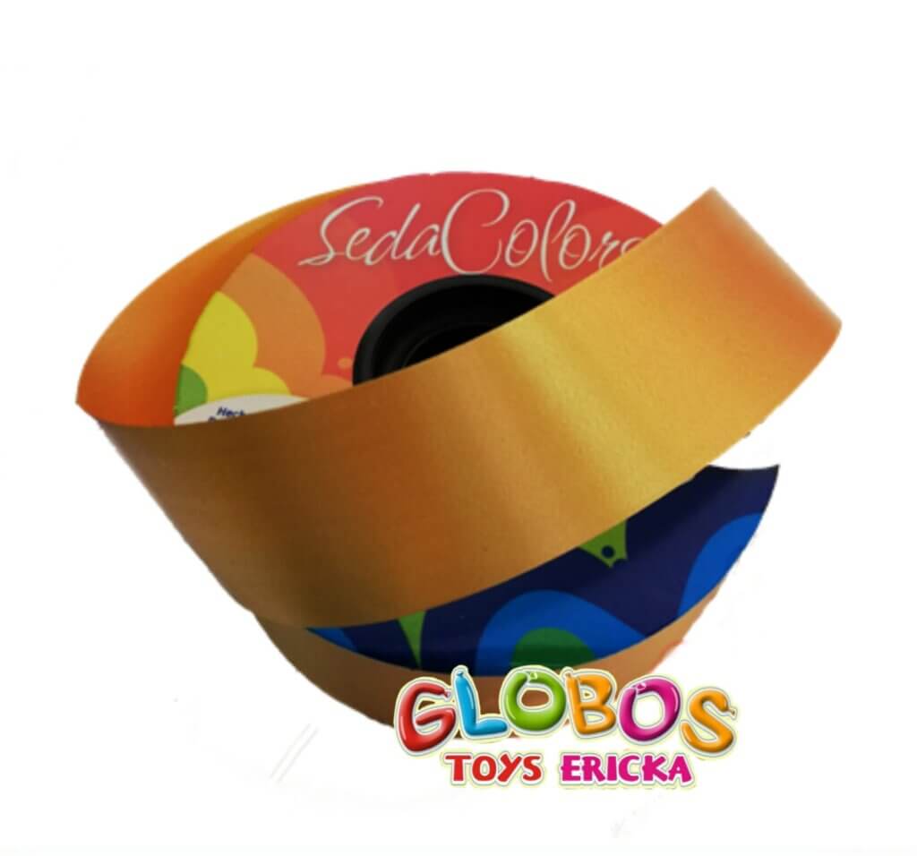 Listón Ancho A-22 color Oro Seda colors Globos Toys Ericka